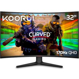 KOORUI 32" Inch 32E6QC QHD 2K 170Hz Curved Gaming Monitor